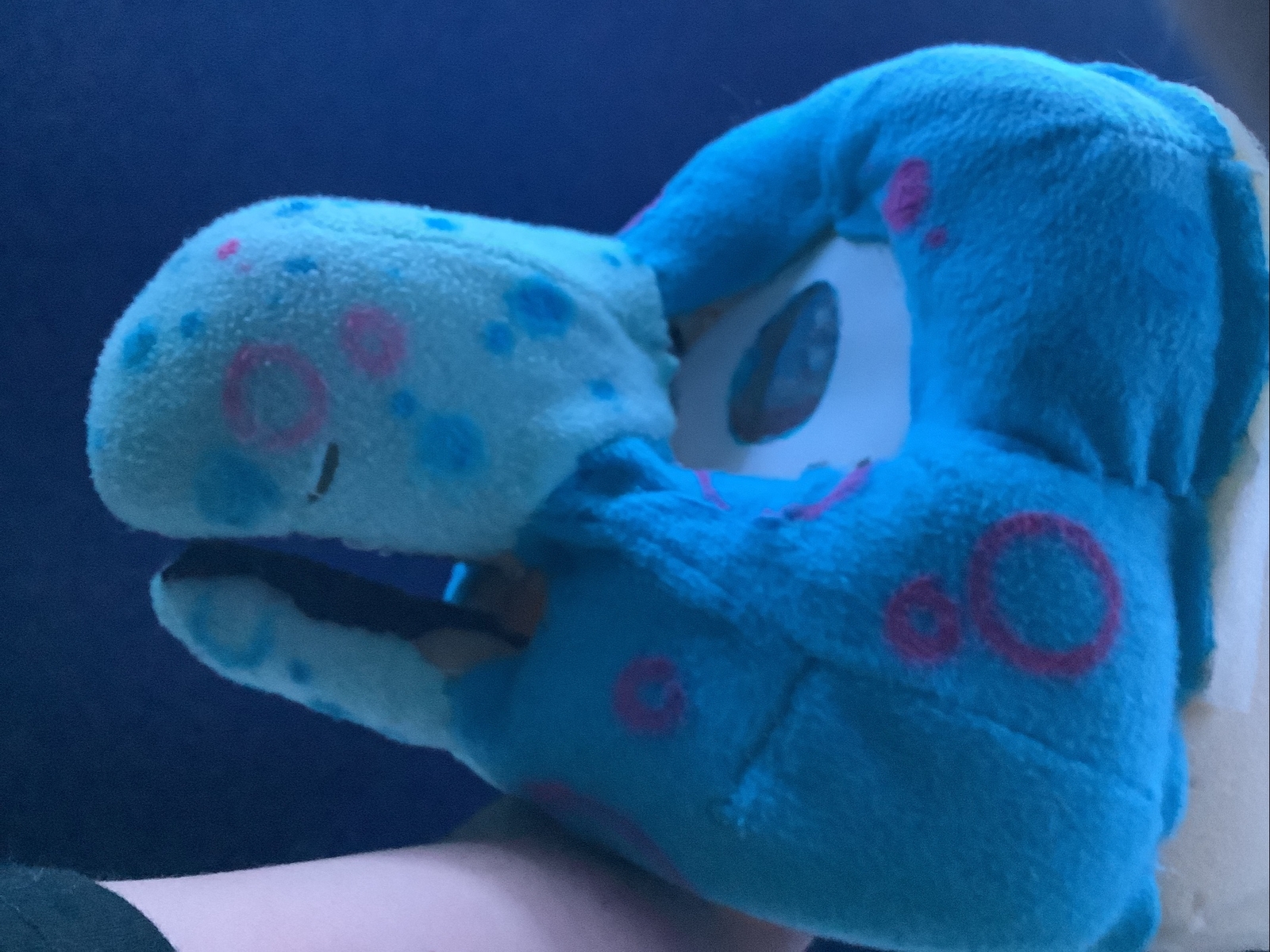 Unfinished Fursuit head Bird Blue Cosplay - Gem