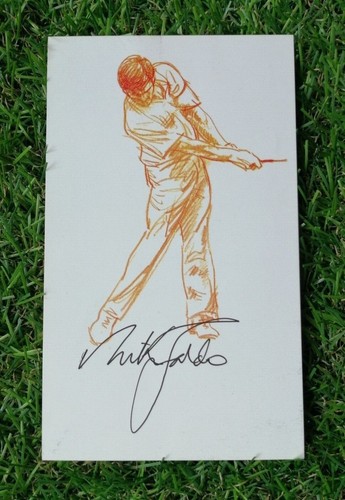 NICK FALDO BRITISH GOLF LEGEND SIGNED TRADE CARD 1990s HAROLD RILEY ...
