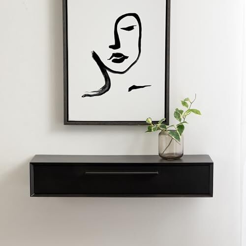 McCutcheon Modern Floating Entryway Table for Living Room or Apartment ...