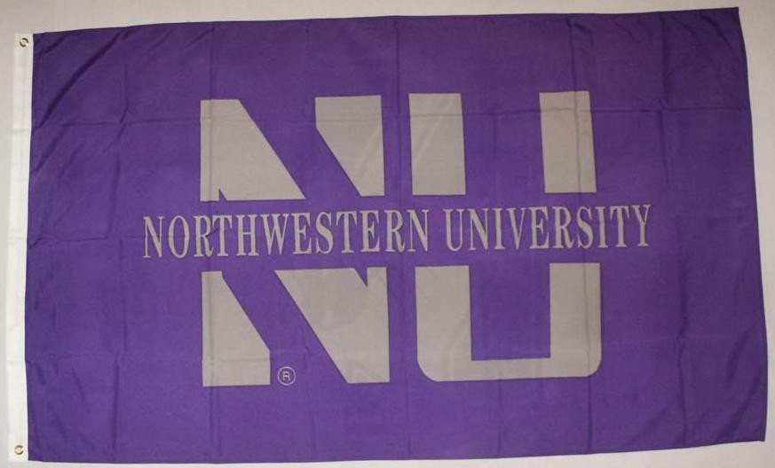 Northwestern University Wildcat 3' x 5' NCAA College flag banner ...