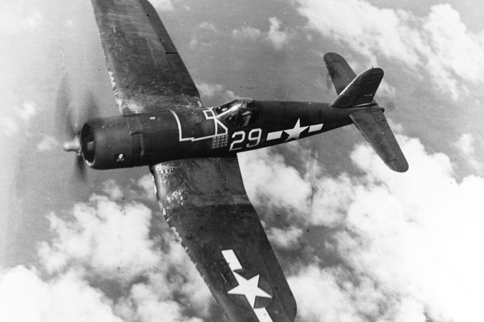 VOUGHT F4U-4 CORSAIR FIGHTER JOLLY ROGERS VF-17 1944 WW2 WWII 4X6 ...
