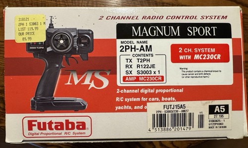 FUTABA T2PH-AM 2 CH Digital Proportional RC Magnum Controller In Box | eBay