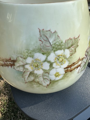 Antique Jean Pouyat Limoges JPL France Lemonade Pitcher Handpainted ...