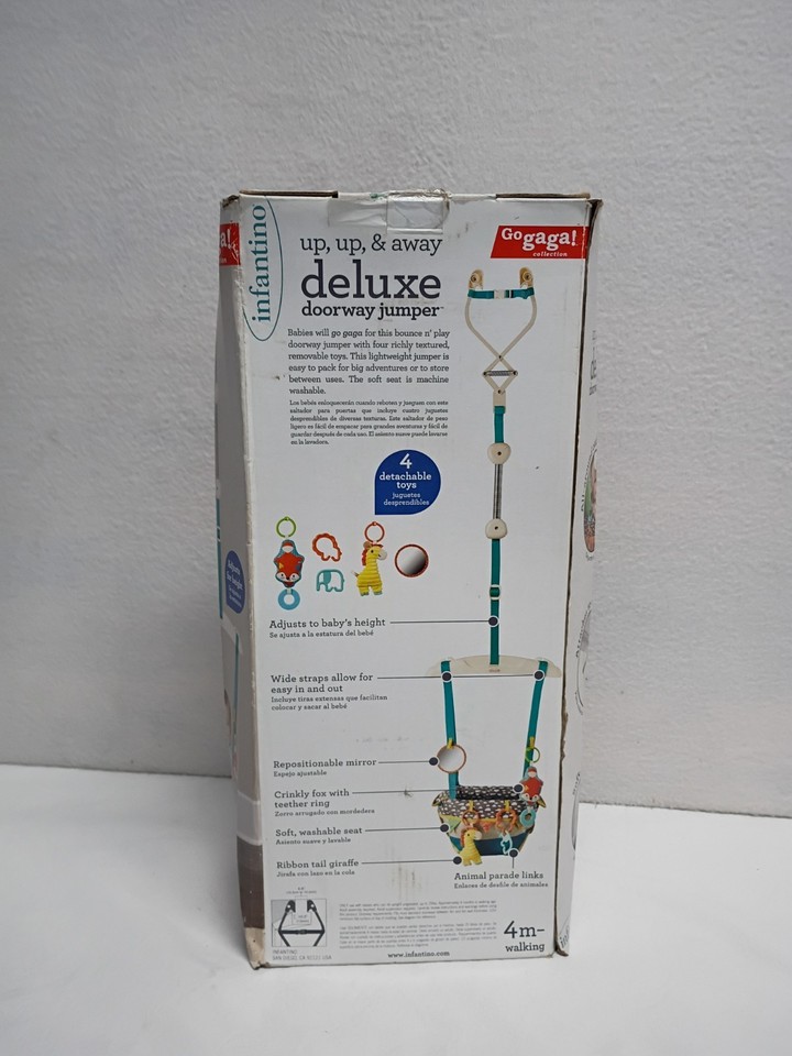 New Infantino Go Gaga Collection Up Up & Away Deluxe Doorway Baby ...