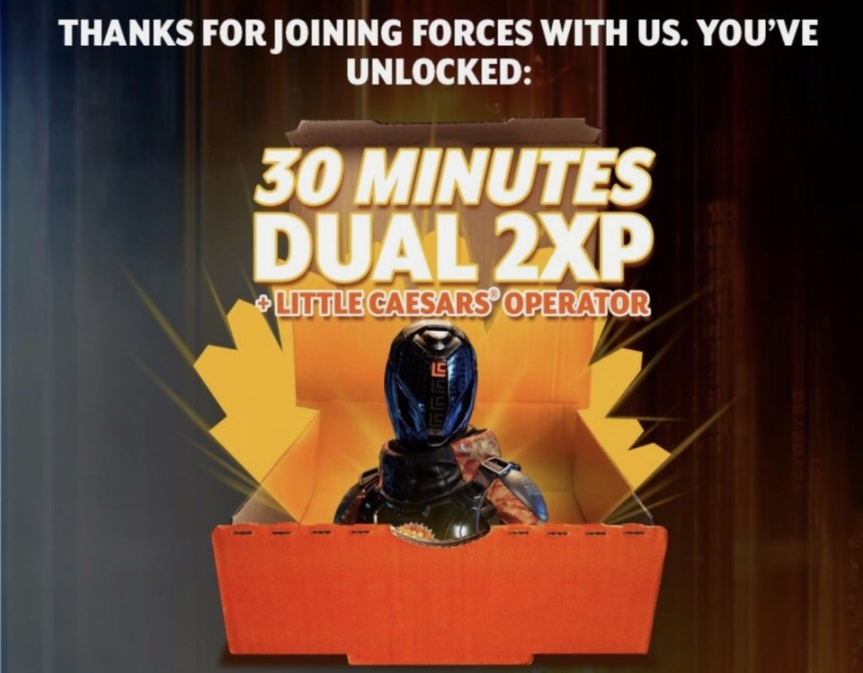 COD BLACK OPS 7 LITTLE CAESARS CODE BO7 PROMOTION WORKS WORLDWIDE 🌍 UK ...