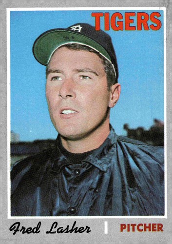 1970 Topps Fred Lasher #356 - Detroit Tigers | eBay