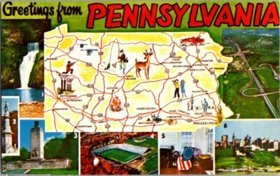 Pennsylvania Points Of Interest Map