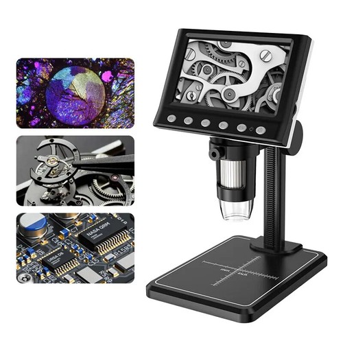 4.3 In LCD Digital Microscope 40-1000X Coin Microscope USB Magnifier ...