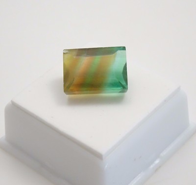 Beautiful Banded Fluorite - 18.80ct - Emerald - 12x16.15mm - Fluorite ...