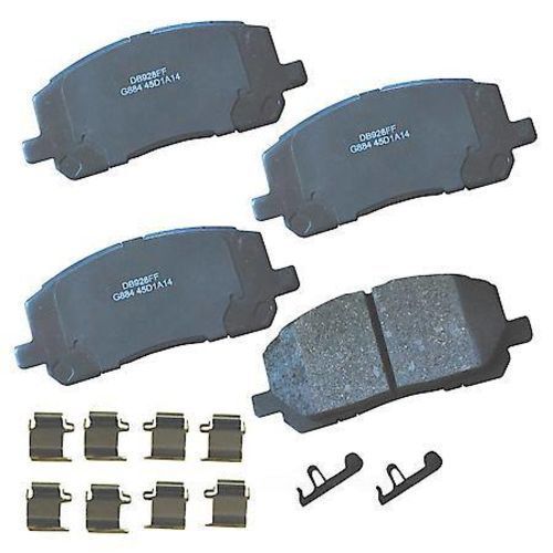 Disc Brake Pad Set-Premium Gold Ceramic Front Brake Pads Carquest ...