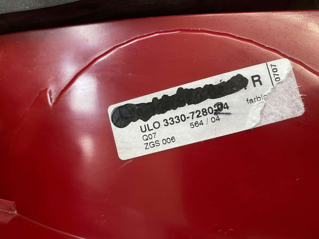 Tail Light Right Orig. Mercedes Classe A W169 COD.3330728004 (AP343 | eBay