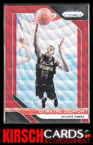 Dewayne Dedmon 2018-19 Panini Prizm #58 Prizms Ruby Wave Atlanta Hawks ...