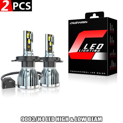 2pc LED Headlight Lamp Bulbs High/Low Dual Beam for Hino 145 165 185 ...