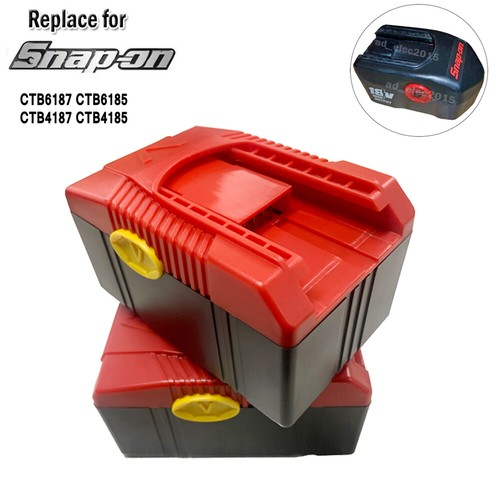 2 Pack 5.0Ah Battery for Snap on 18V Lithium CTB6187 CTB6185 CTB4187 ...