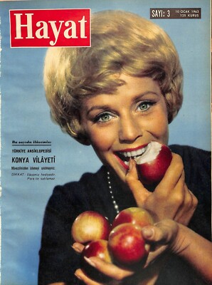 MARIA SCHELL COVER Turkish Magazine 1963 Gunther Sachs James Graser | eBay