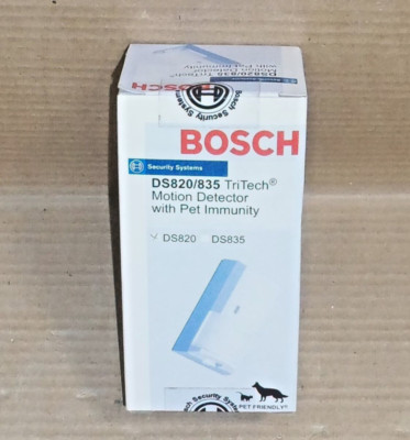 NEW BOSCH DS820 TRITECH MOTION DETECTOR W/ PET IMMUNITY DUAL MW/PIR ...