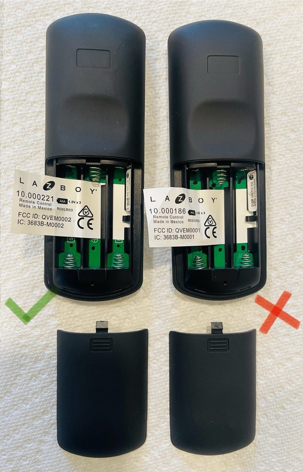 NEW!!! LA-Z-BOY Wireless Power Recliner REMOTE CONTROL OEM 10.000221 3 ...