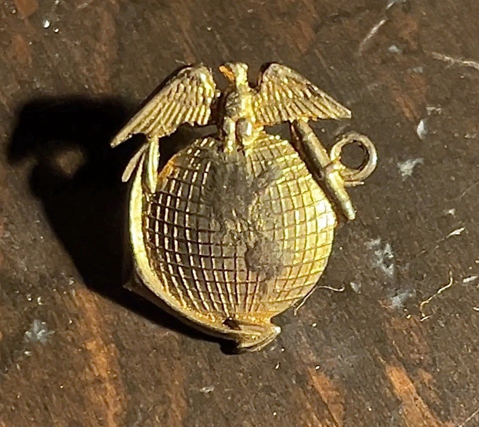 WWI USMC / Marine Corps EGA Gold Flashed Sweetheart or Lapel Pin | eBay