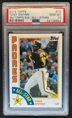 2019 Topps Tony Gwynn 1984 Baseball All-Stars #84AS-TG Padres PSA 10 | eBay