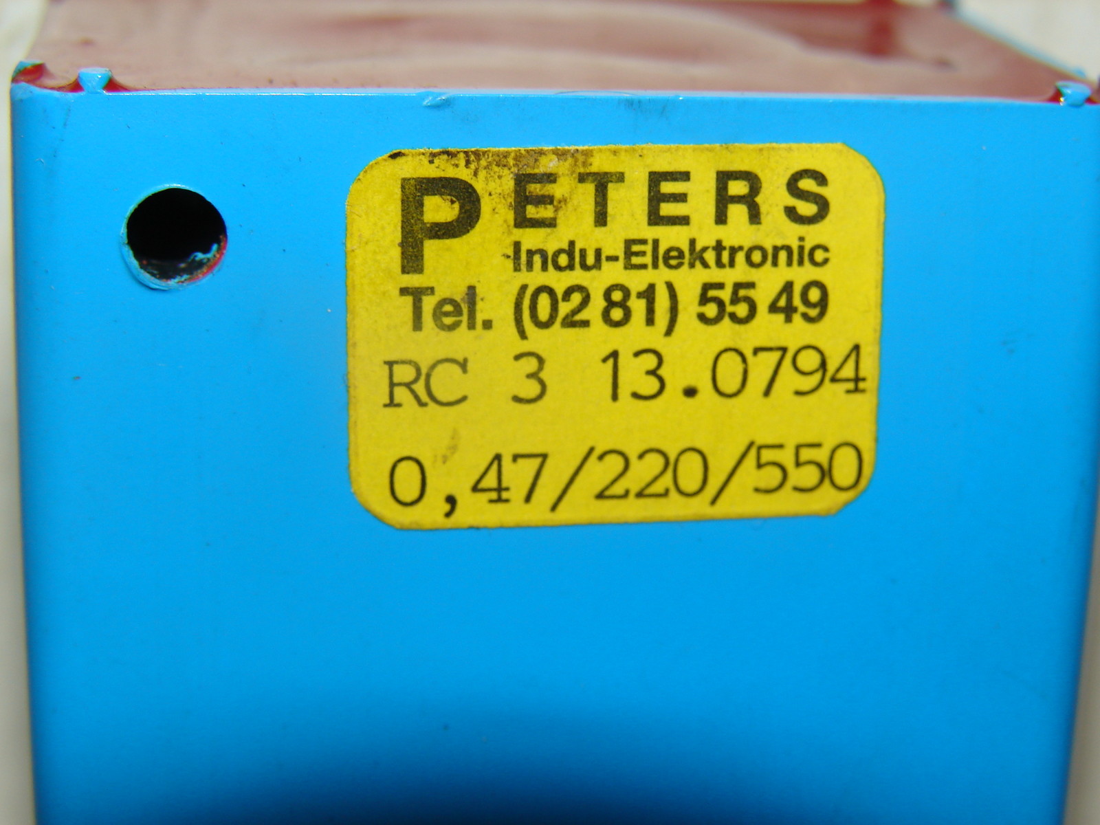 PETERS RC313.0794 0,47/220/550 SENSOR ****XLNT**** | eBay