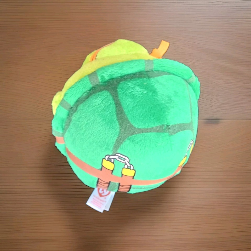 Ty Michelangelo Ball Plush 4 Inch TMNT Teenage Mutant Ninja Turtles ...