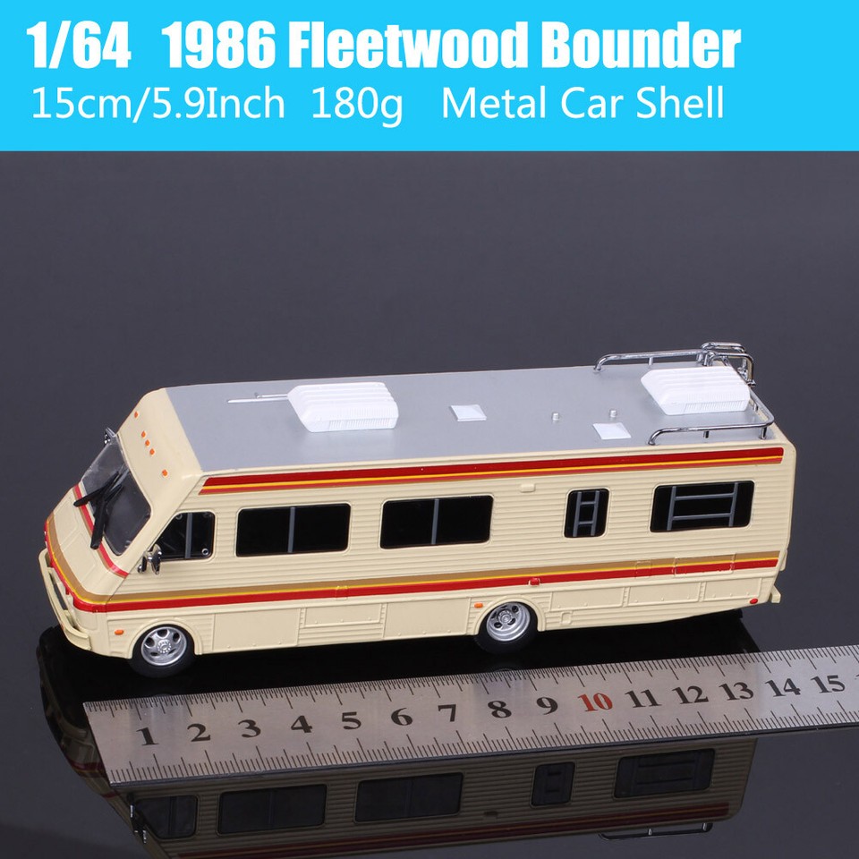 Greenlight 1/64 Scale 1986 Fleetwood Bounder RV Car Model Diecast Toy ...