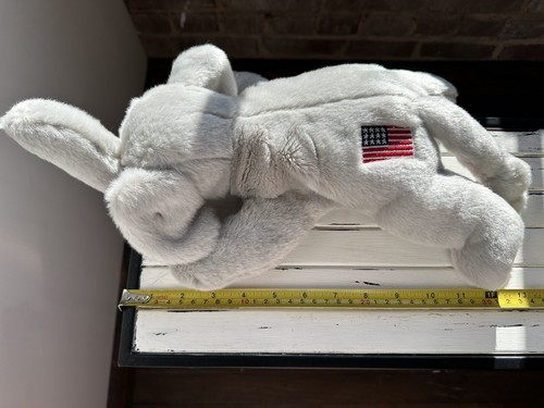 Vintage Ty Beanie Baby Elephant With American Flag Plush Stuffed Animal ...