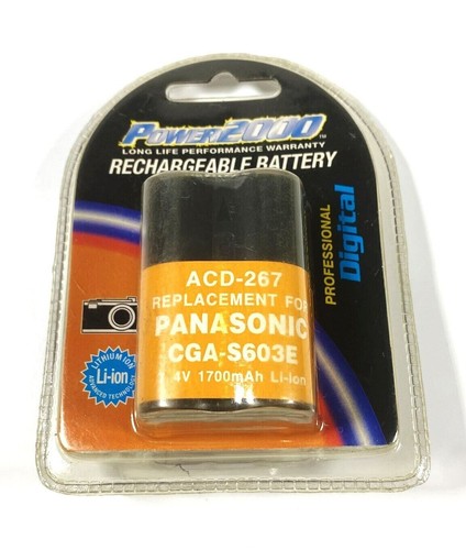 Power2000 7.4V 1700mAh Replacement Battery for Panasonic CGA-S603E | eBay