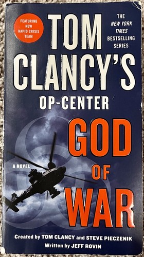 Tom Clancy's Op Center God of War Jeff Rovin NYT Bestseller Like New ...