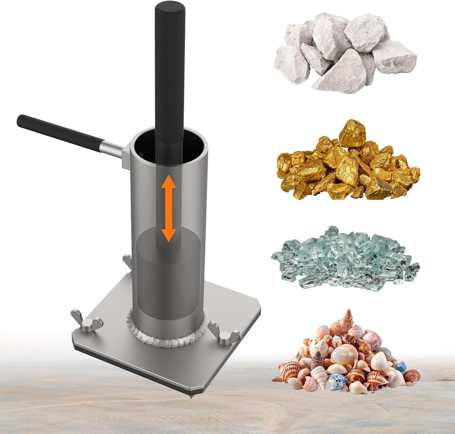 Gold Prospecting Rock Crusher Can Crusher for Gold Mining Exploration ...