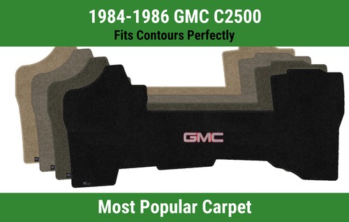 Lloyd Ultimat Front Row Carpet Mat for '84-86 GMC C2500 w/Silver/Red ...
