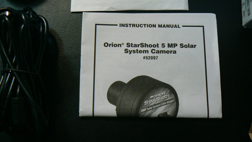 Orion StarShoot 5MP Solar System Camera #52097 Complete Kit | eBay