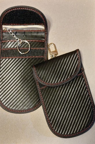 Faraday Bag for Key Fob (2 Pack) Car RFID Signal Blocking Anti-Hacking ...