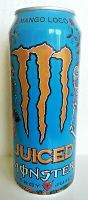 Monster ENERGY empty can skeleton skull mango loco bierdose 500ml 0,5 l ...