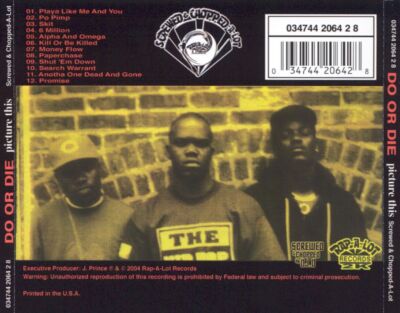 DO OR DIE PICTURE THIS [BONUS TRACK] NEW CD 34744206428| eBay