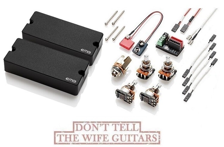 EMG DE Set Black David Ellefson 4 String Soapbar Bass Pickup 35DC ...