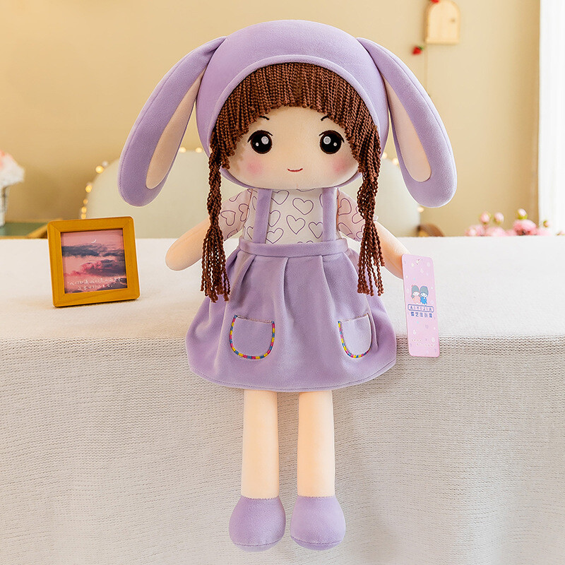 Cute Bunny Plush Toy Doll Large Size Scissors Machine Exchange Doll ...