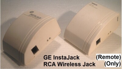 Lot of 2) GE INSTAJACK Wireless Phone Jack+RCA Wireless Phone Jack ...