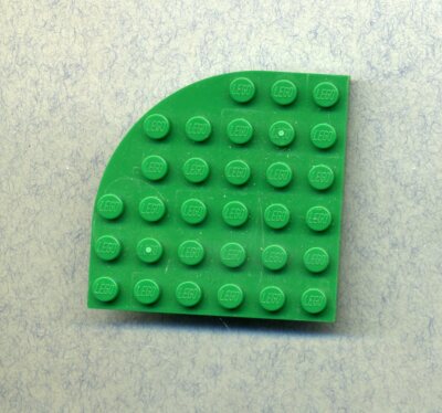 Lego -- 6003 -- Runde Ecke --- 6 x 6 -- Grün -- | eBay.de