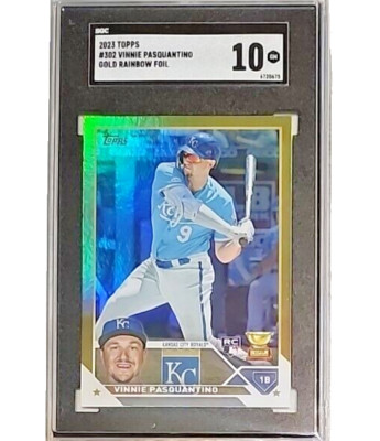 Vinnie Pasquantino 2023 Topps #302 Gold /2023 SGC-10 Kansas City Royals ...