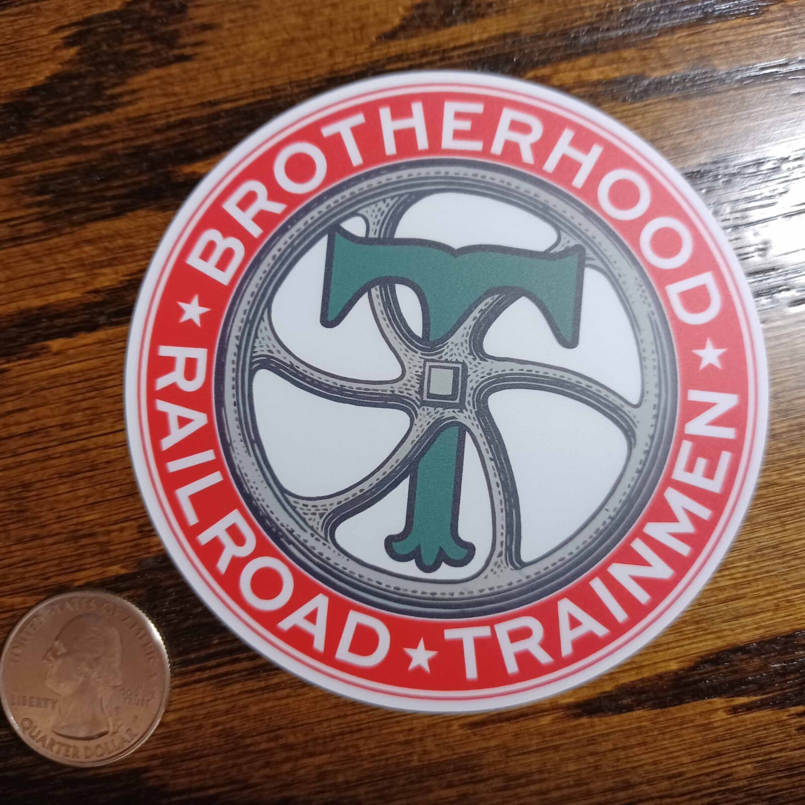 Brotherhood of Railroad Trainmen laminated die-cut vinyl sticker | eBay