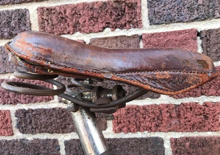 Antique Vintage 1890's Wood Wheel Bicycle White Sewing Machine His ...