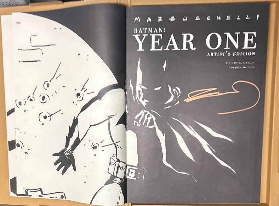 Frank Miller SIGNED Batman: Year One IDW Artist's Edition / David ...