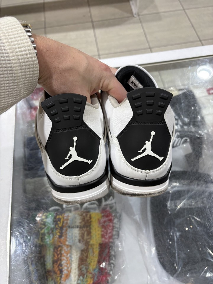 Size 11.5M/13W - Jordan 4 Retro Military Black DH6927-111 Pre-Owned | eBay