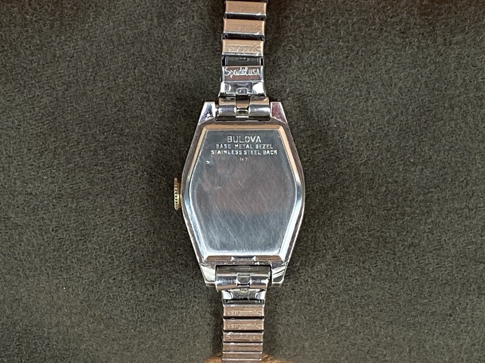 Vintage Bulova ACCUTRON N7 Womens Watch, SPEIDEL USA Band, WORKS GREAT ...