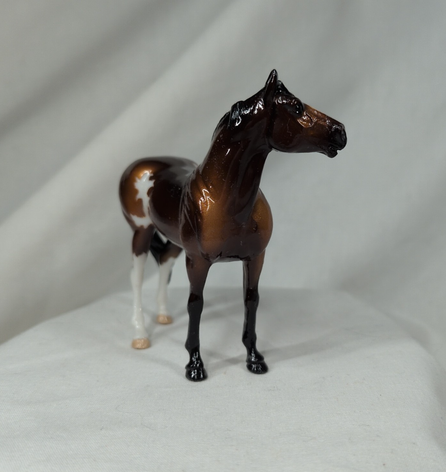 Breyer Stablemates CM Custom Etched Glossy Standing Stock Horse | eBay