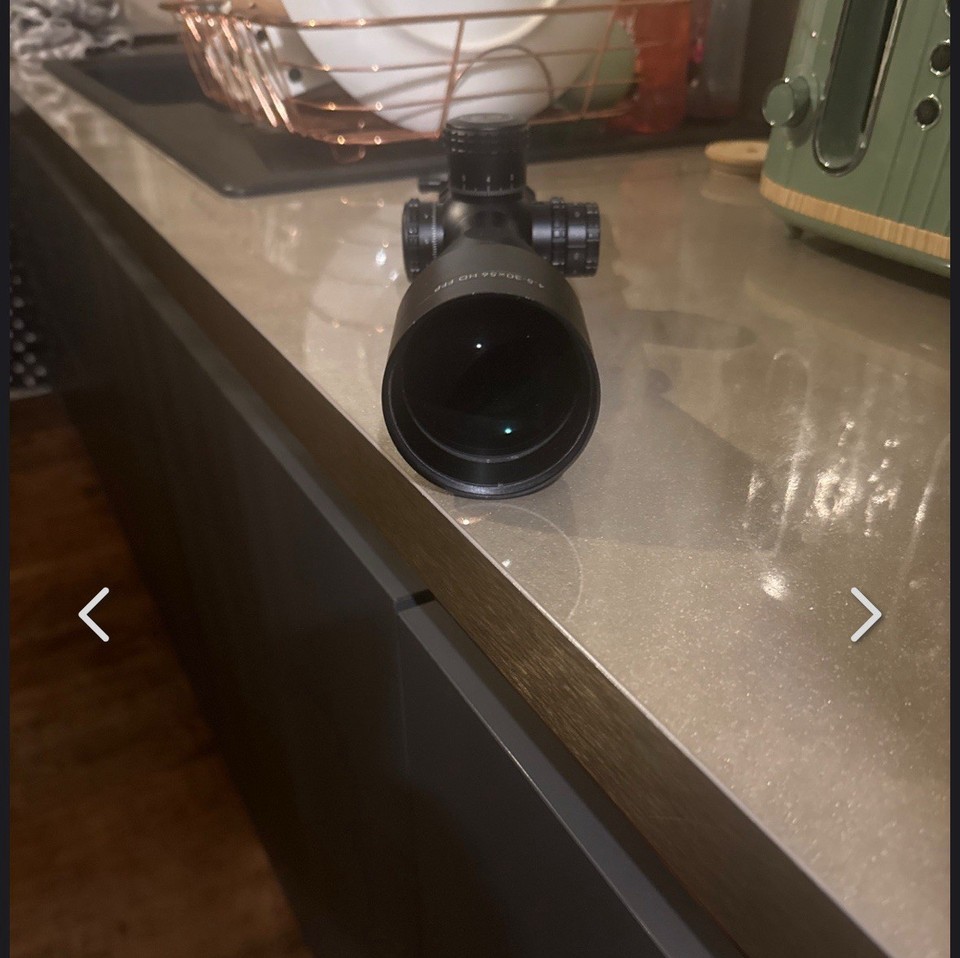 Delta Stryker Rifle Scope Ed 4.5-30x56 FFP IR Mil Zero Stop 34mm LRD-1P ...