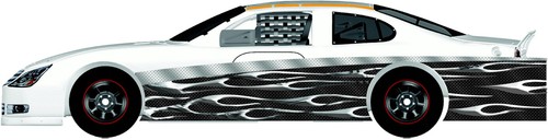 RACE CAR GRAPHICS, Wrap, Decals, IMCA Late Model Dirt 22 - Dirt, Late ...