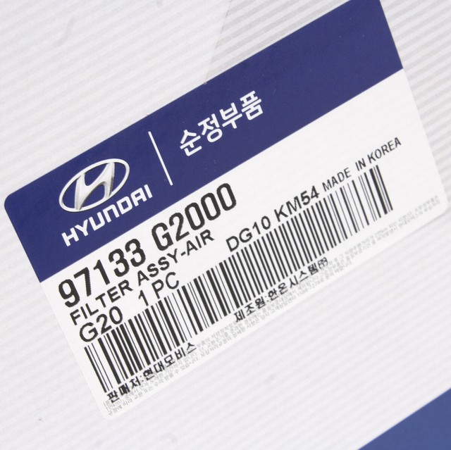 Genuine OEM Cabin Air Filter for Kia 97133G2000 for sale online | eBay