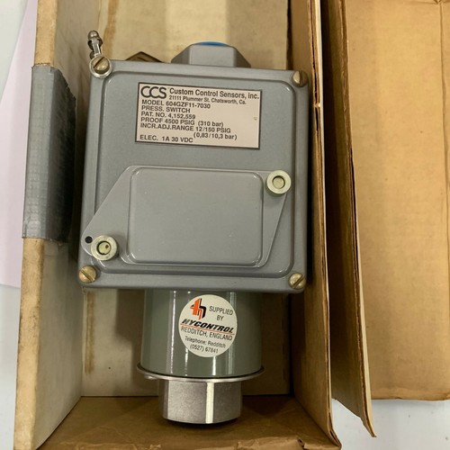 Model 604GZF11-7030 Custom Controls CCS DUAL-SNAP Pressure Switch 0.83 TO 10.3 | eBay